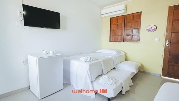 Suite Em Guriri Norte Com Piscina E Academia - São Mateus