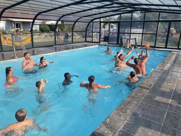 Zecamping 4* Mobil Home Piscine - Baie de Somme
