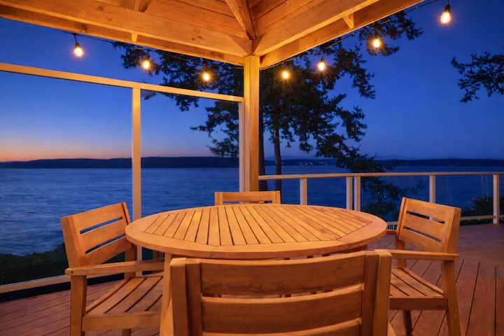 Waterfront Retreat With Beach Access I Yoga Studio - Langley, WA