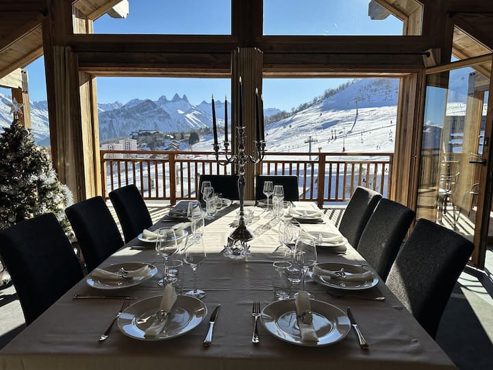 Chalet Proche Piste Avec Jacuzzi Et Garage - Albiez-Montrond