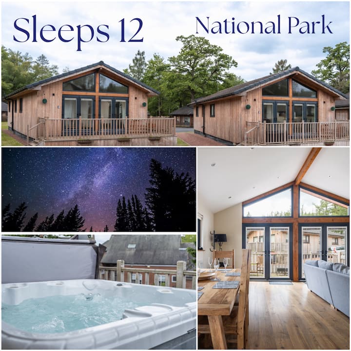 Sleeps 12, 2 Hot Tubs, 2 Kitchens, National Park - Northumberland