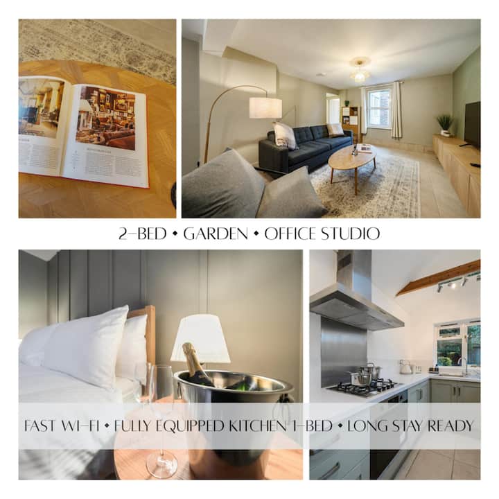 Spacious 2-bed House With Garden Office - Oxford