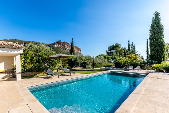 Villa Contemporaine Vue Mer, Piscine Chauffée - La Ciotat