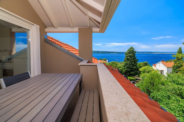 Penthouse Moderne à Seulement 200 Mètres De La Pla - Crikvenica
