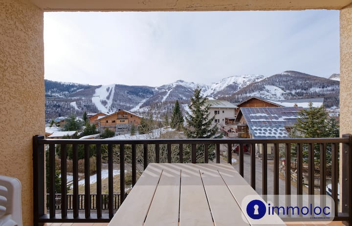 Charmant Studio Avec Vue Sur Le Domaine Skiable - Saint-Étienne-de-Tinée