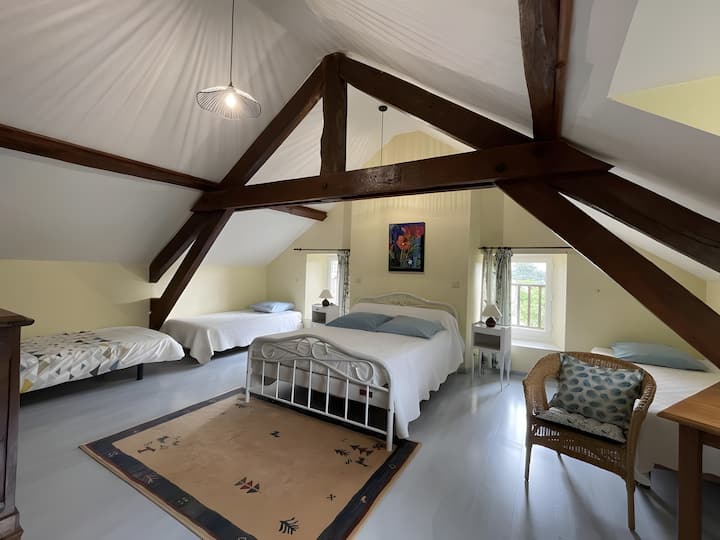 Chambre Bleue Et Jaune - Vic-en-Bigorre