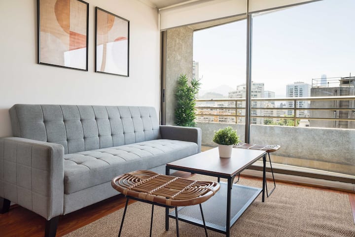 Chic 1br Flat Heart Of Providencia Urban Style - 