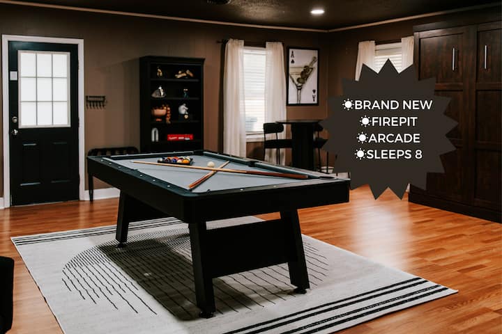 Lux 3br - Game Room, Fire Pit, Mins To Gsu & Dt - Statesboro, GA