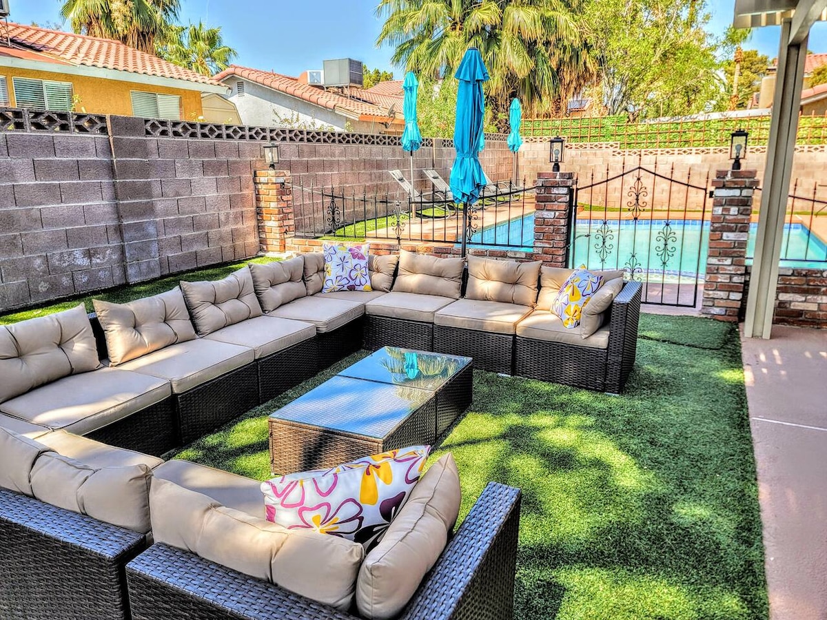 Oasis de vacances avec piscine : LV-Strip/UNLV/aéroport - Maisons à ...