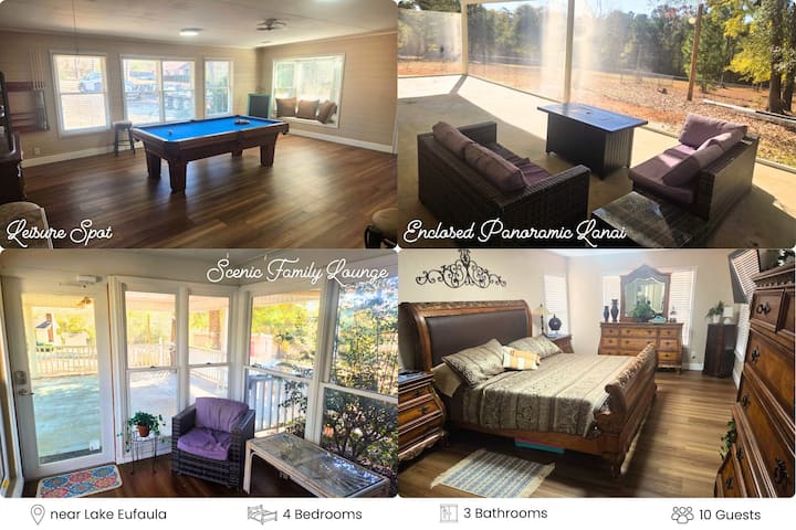 Family-friendly 4br Near Lake Eufaula W/ Game Room - Eufaula, AL