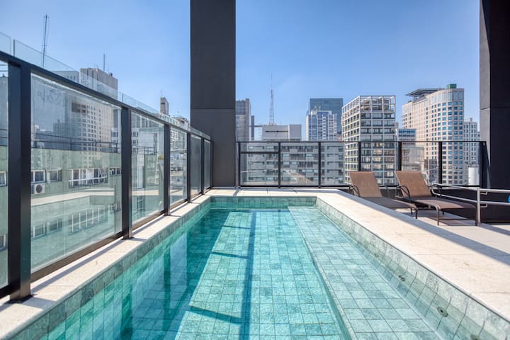 Apto Studio Com Piscina Próx A Paulista - Brasil