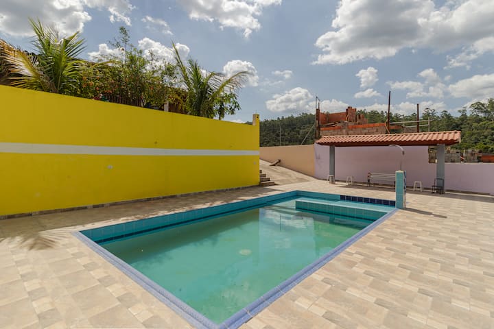 Casa De Campo C Piscina E Churrasqueira No Centro - Araçariguama