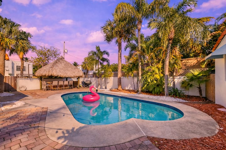 #New Tiki Oasis | Private Pool + Guest House - Palm Beach, FL