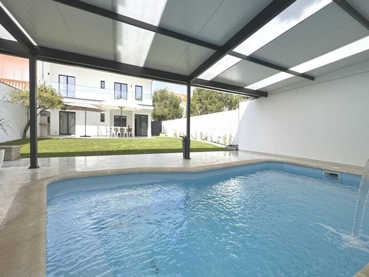 Strandhaus -Salzwasserpool, Geheizt Bedeckt - Aveiro