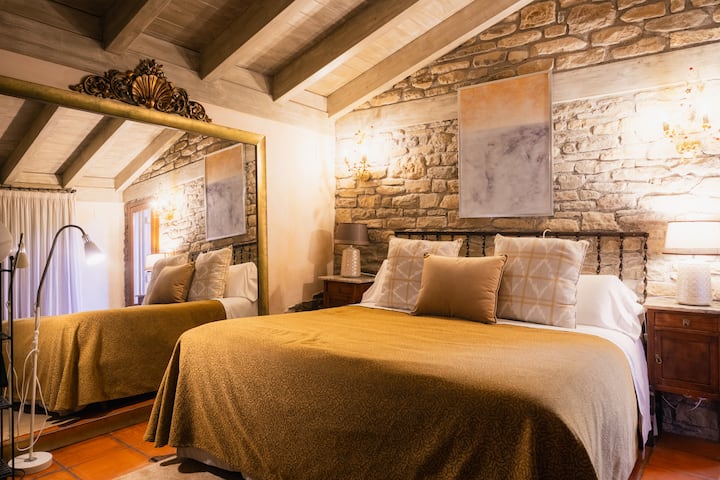 Habitación Privada Ermita Chimenea Hotel Barosse - Jaca