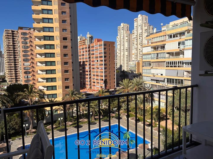 Bermuda Vibes Benidorm Pool View Terrace - Benidorm