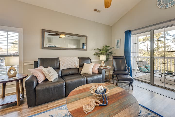 Golf, Gamble & Fish! Condo W/ Pool In Little River - Little River, SC