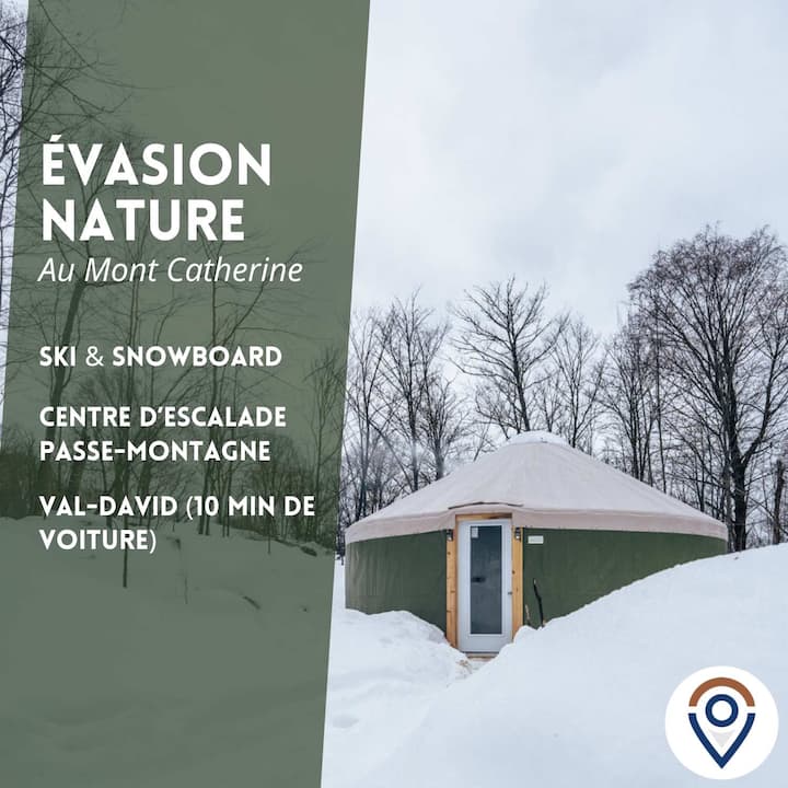 Yourte Spacieuse Dans Les Bois - Sainte-Agathe-des-Monts