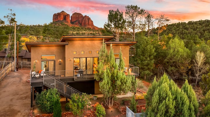 Sedona Wellness| Sleeps 8| Hot Tubs| Sauna| Plunge - Sedona, AZ