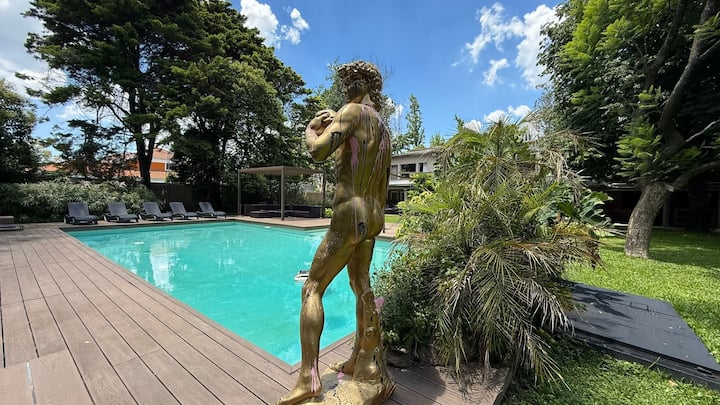 Casa Premium En Tigre Con Parque, Pileta Y Jacuzzi - Bella Vista