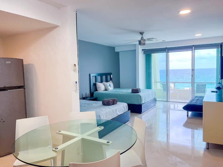 Ocean View + Beach Access, Solymar Cancun Sol2408 - Cancún