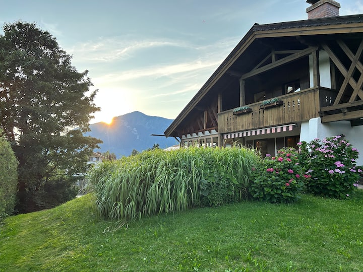 Großes Ferienhaus Mit Bergblick - Grassau