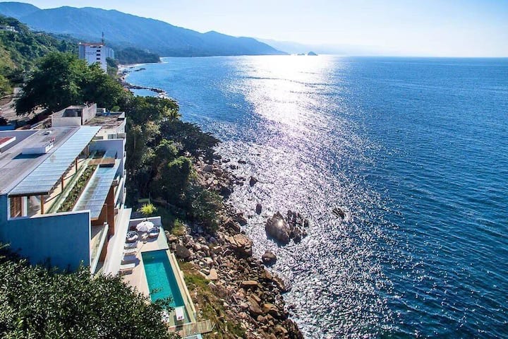 Ultra-luxe Oceanfront Priv Cheff & Priv Elevator - Puerto Vallarta
