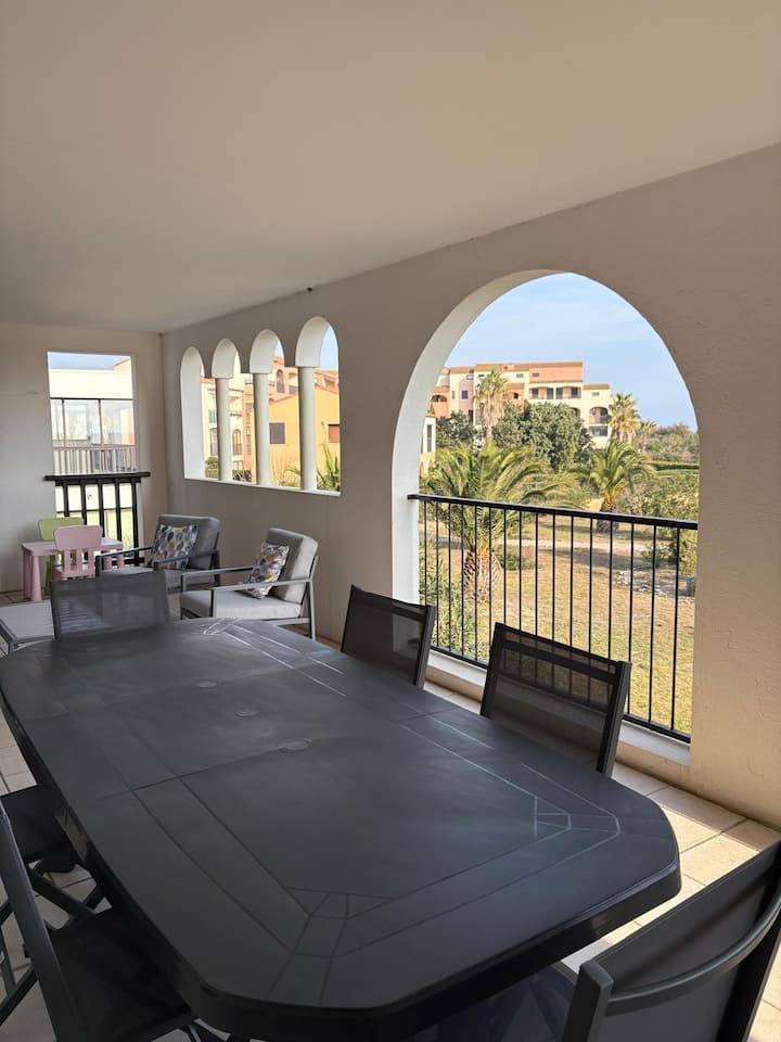 St Cyprien Bel Appartement Vue Sur La Mer - Argelès-sur-Mer