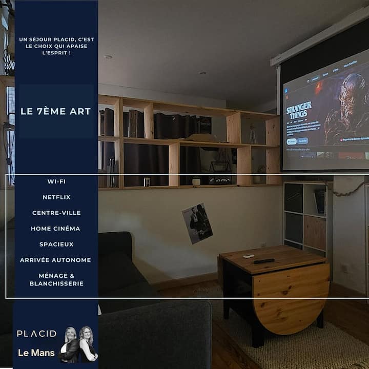 Le 7ème Art * Home Cinéma * Centre-ville * Netflix - Le Mans