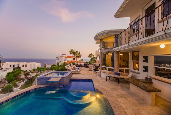 Villa Alegria - Impresionantes Vistas Al Mar Desde Esta Villa 7br Cabo San Lucas - Cabo San Lucas