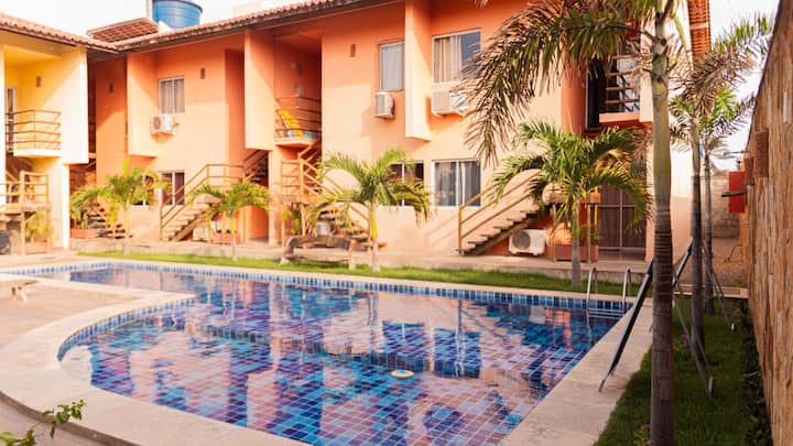 Apto Com Wi Fi, Garagem E Piscina A 100m Da Praia - Luís Correia