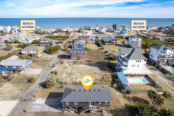 Rodanthe Cottage: Beach, Pets, Hot Tub! - Rodanthe, NC