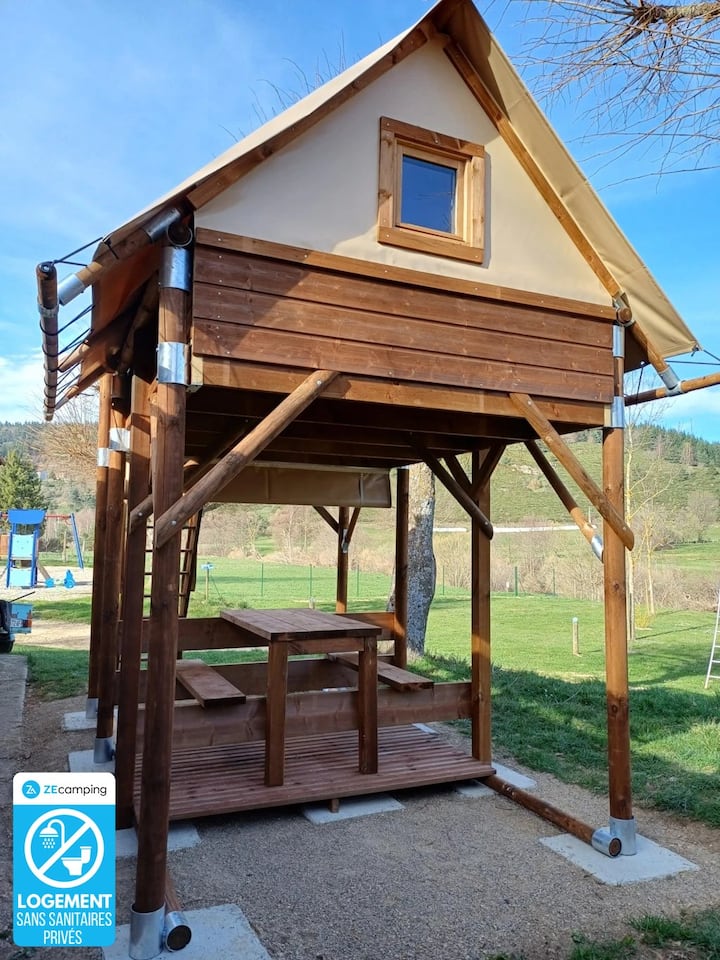 Zecamping 3* Cabane 5m² Piscine - Langogne