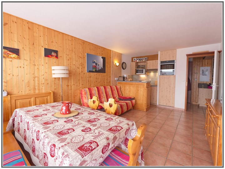 Bouvreuil Entrée B N°2 - 2 Pièces 6 Personnes - Bessans