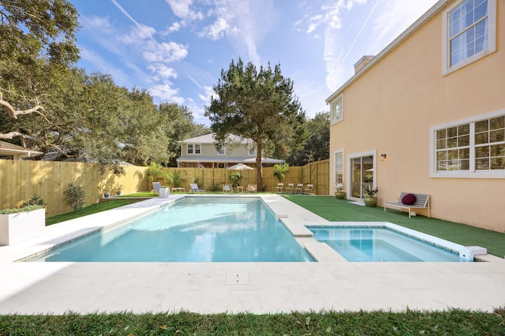 Lux Aqua Riva|walk To Beach|pool & Hot Tub - Saint Augustine, FL