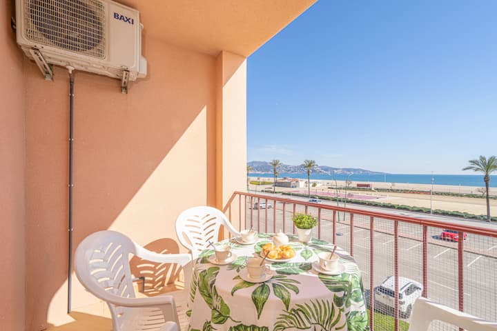 0091-marenostrum Appartement En Face De La Mer - Empuriabrava