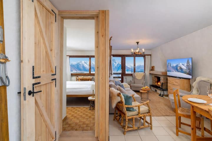 Cosy Central Apartment C28 With Private Parking - La Tzoumaz