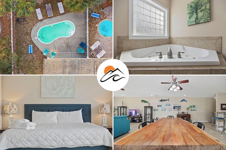 Vitamin Sea | Spacious 5br Retreat W/ Private Pool - South Carolina
