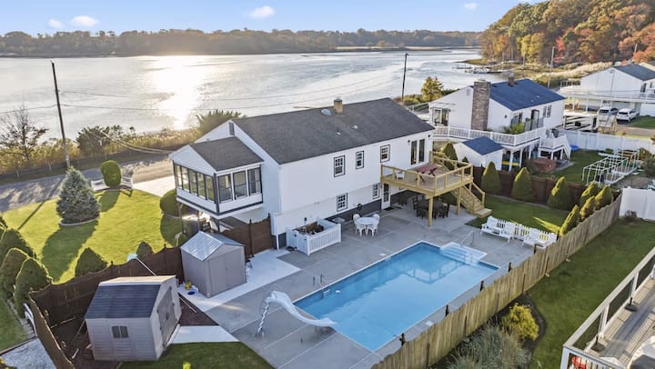 Neptune City 4br | Private Pool + Sunset Views - Belmar, NJ