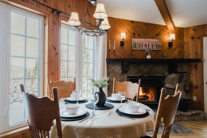 Charme-nord | Chalet Avec Spa Et Foyer - Sainte-Agathe-des-Monts