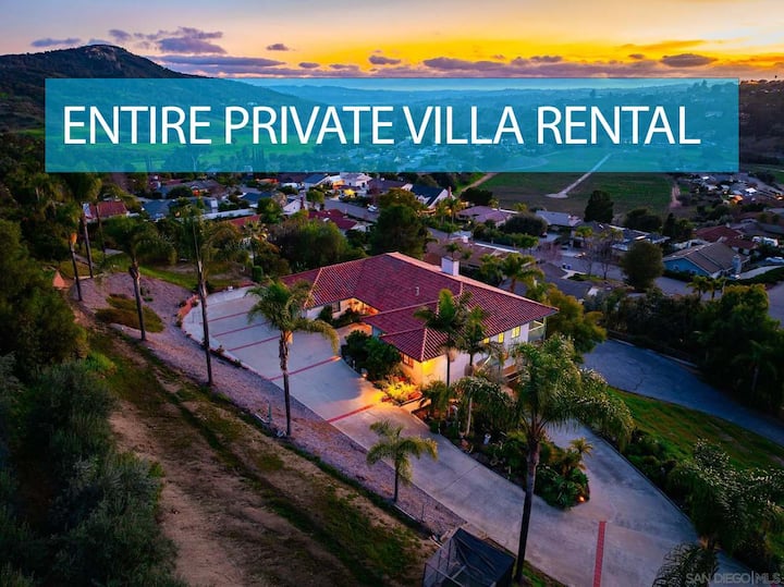 5br/4bth Entire Grand Estate Near Winery Fallbrook - Bonsall, CA