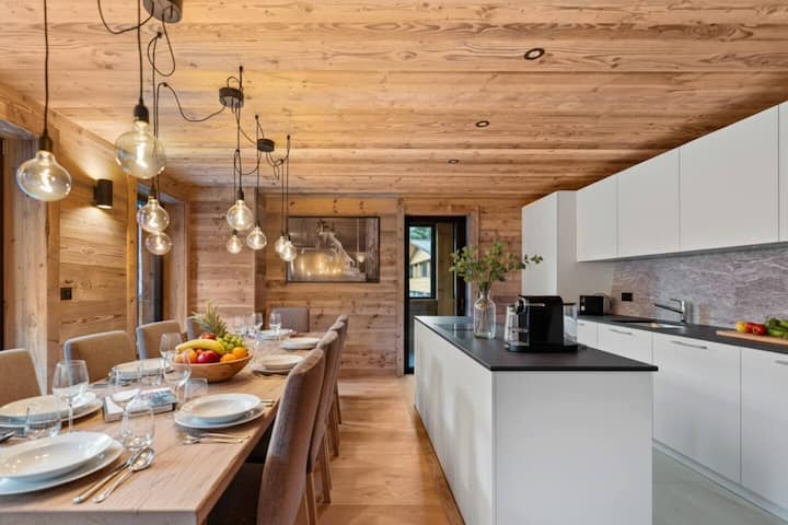 Central Chalet Apartment With Sauna & Cinema - Champéry