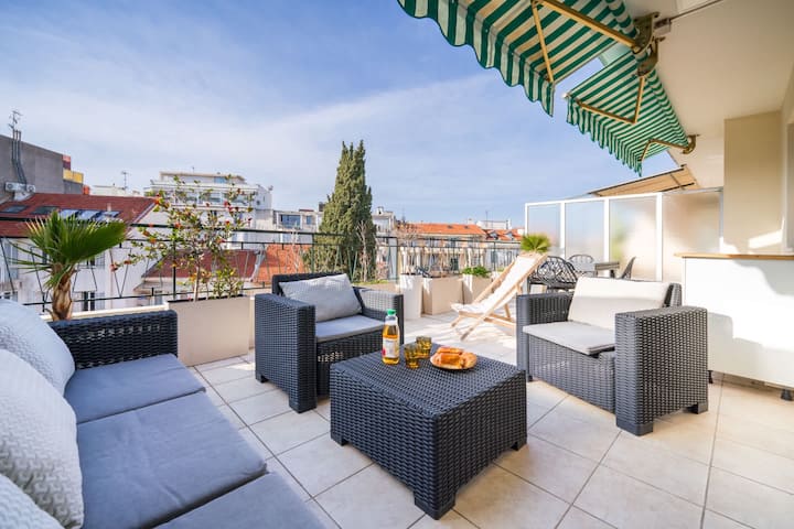 Antibes Skyview - Central, Cocooning, Avec Parking - Antibes