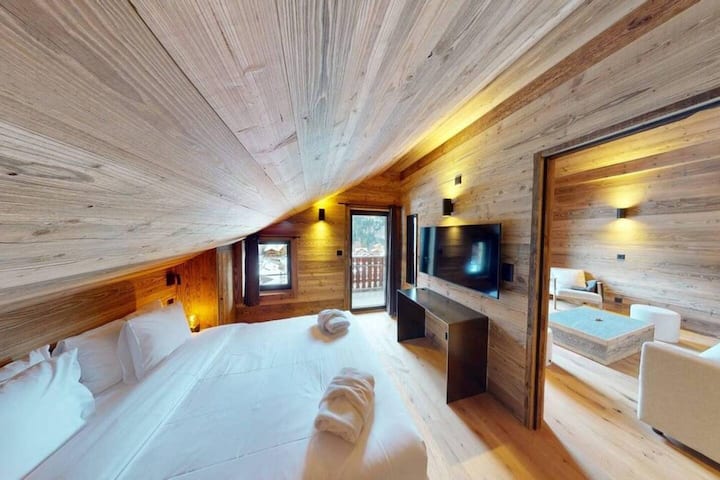 Chalet Flat With Sauna & Mountain Views - Champéry