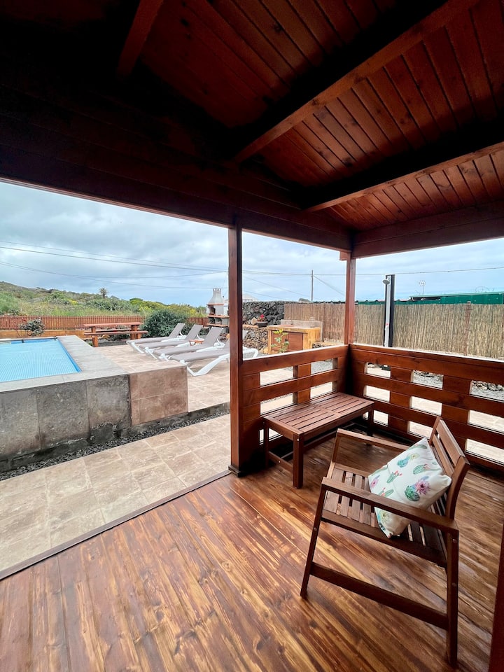 Betenama - Rustic Hideaway With Pool & Garden - El Hierro