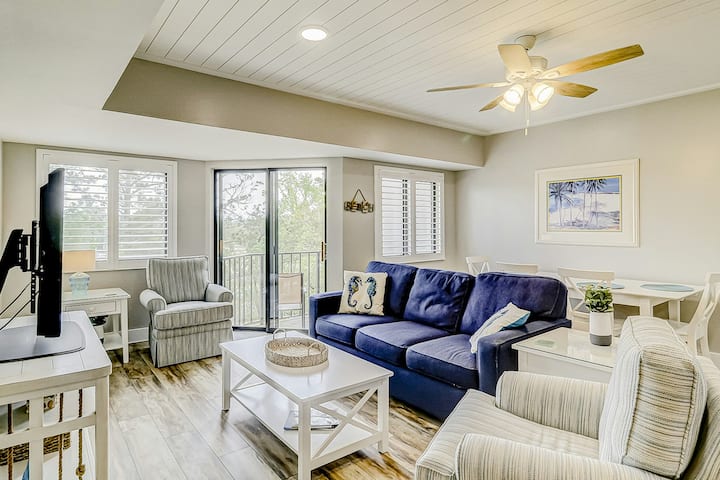 Dreamy 2br 4th-floor | Balcony | Pool - Hilton Head Island, SC