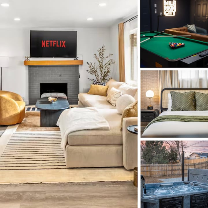 Newly Remodeled | Hot Tub, Fire Pit + Game Room - Broomfield
