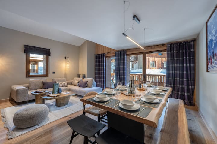 Appartement Neuf Au Pied Des Pistes Pour 9 Personn - Saint-François-Longchamp