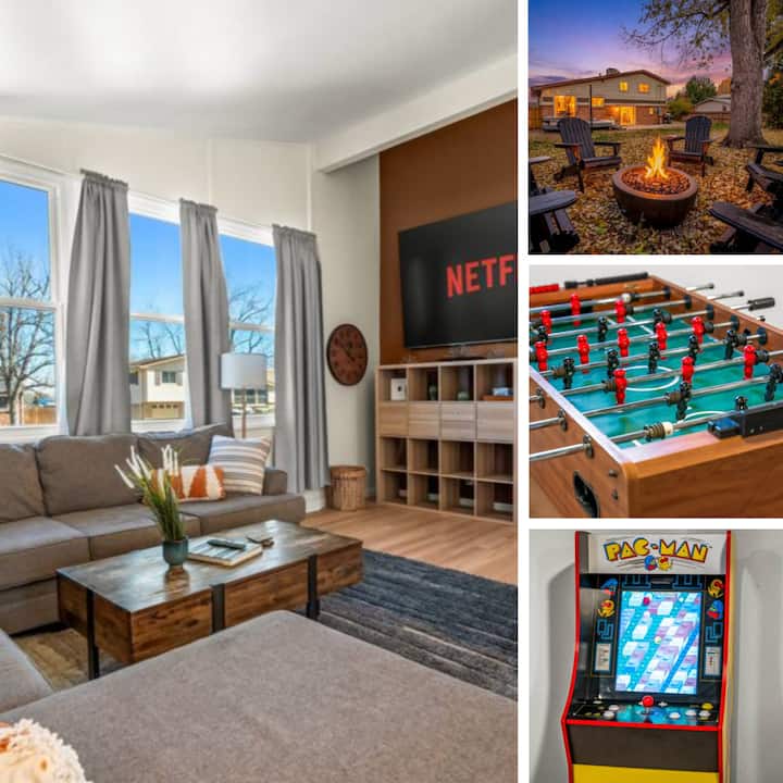 Family Friendly Retreat With Game Room + Huge Yard - Wheat Ridge, CO