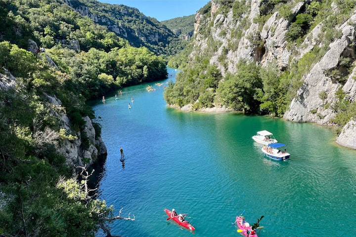 Eco Camping | Tente Lodge Tout Confort | Piscine - Esparron-de-Verdon